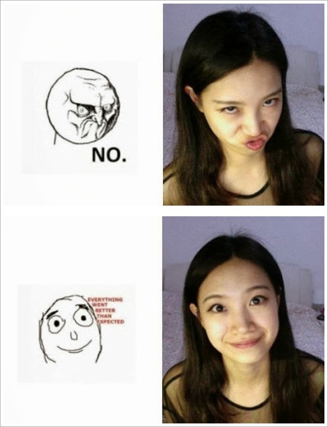 대륙처자의 9gag 표정 따라하기 - 인스티즈(instiz) 이슈 카테고리