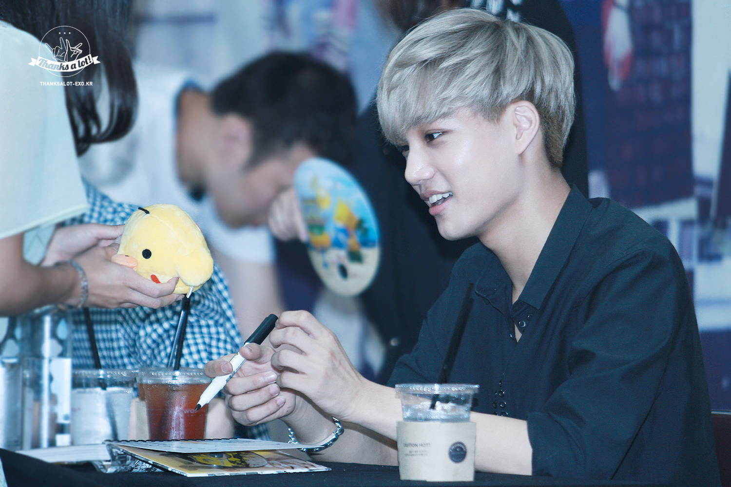 130817 여의도 팬싸 종인이 (은발 더럽...the love) - 인스티즈(instiz) 엑소 카테고리